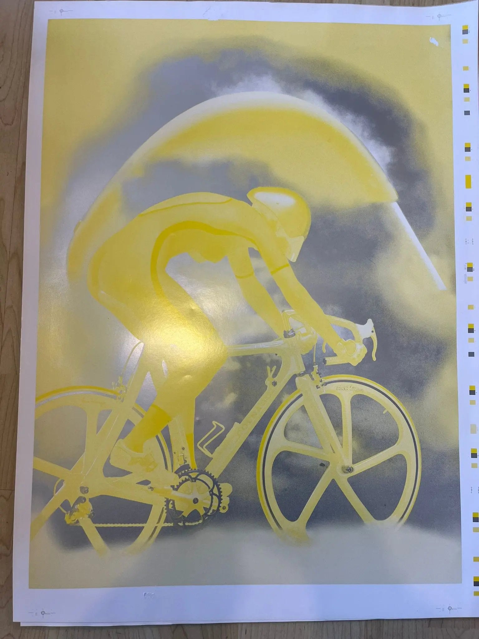 Colnago Print Yellow - Limited Edition (very rare) - Saint Piran ...