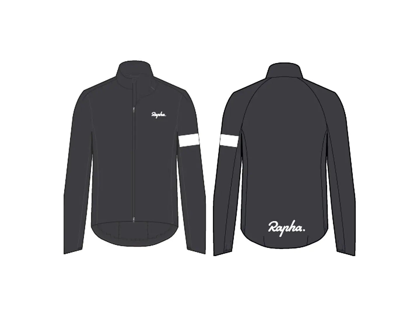 Rapha Core Cycling Rain Jacket II Black – Saint Piran Service Course