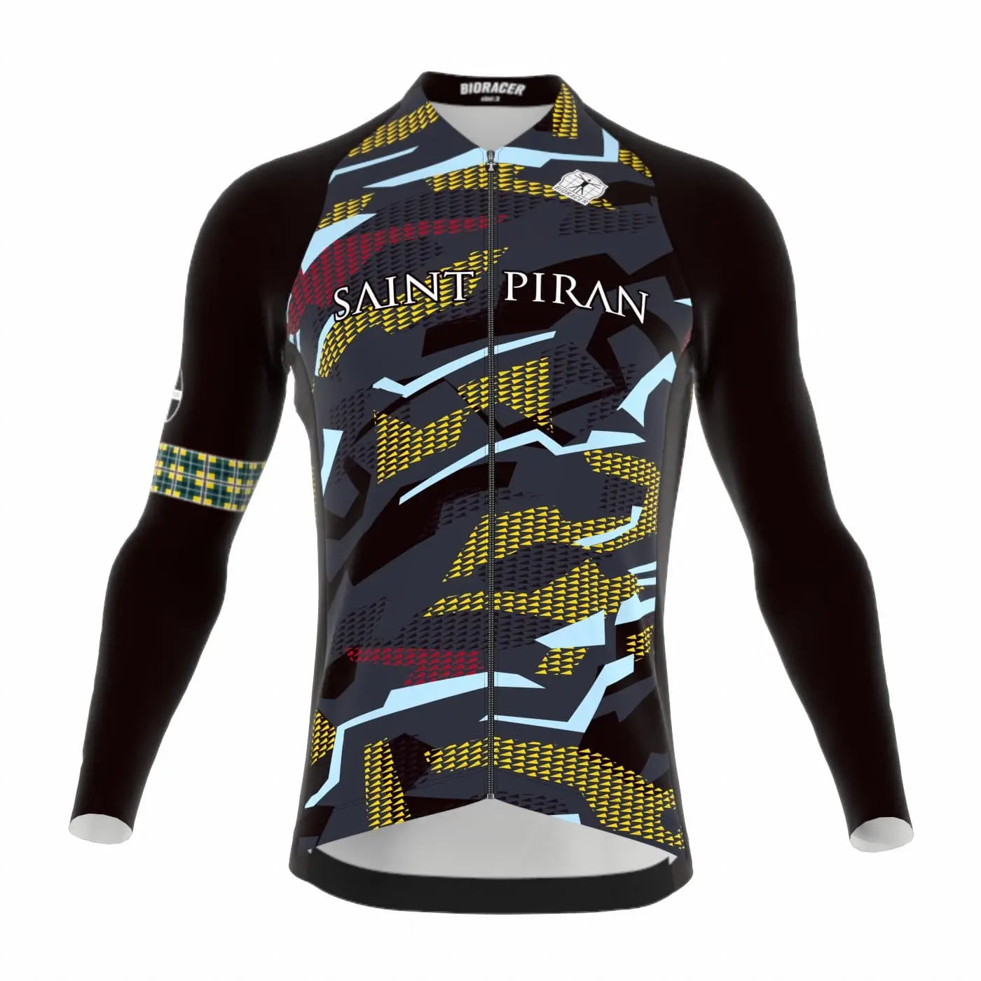 Gravel Tempest Long Sleeve Jersey - Icon - Saint Piran Service Course